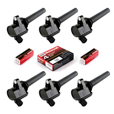 Motorcraft Spark Plugs SP493 AGSF32PM Platinum and MAS Ignition Coils ...