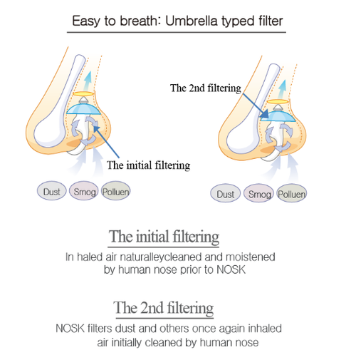 10 x Nosk Anti Allergy Dust Nose Filter - Invisible Nasal Filter ...