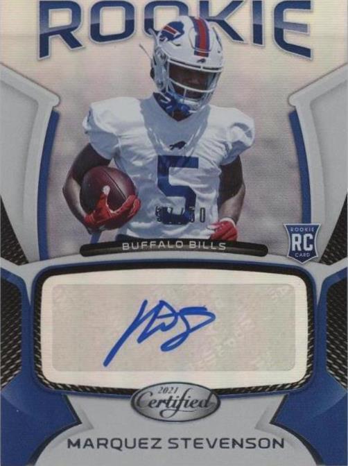 2021 Panini Certified - Rookie Signatures Marquez Stevenson #RS-MS /50 ...