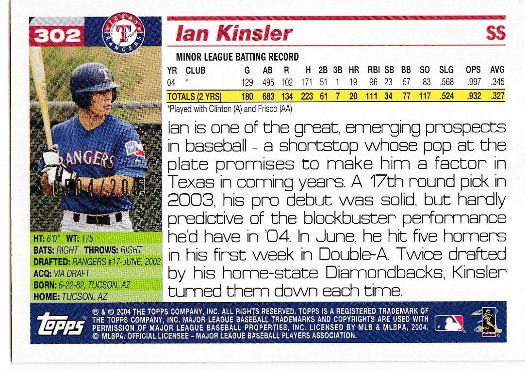 2005 Topps - Gold #370 Randy Johnson /2005 for sale online | eBay