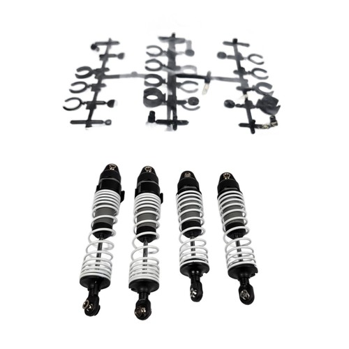 Fits Traxxas Slash 2wd Ultra Shocks Front & Rear RL14 VXL 3760a 3762a ...