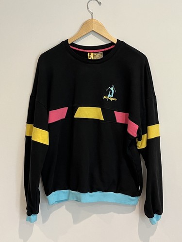 Pit Viper Sweatshirt Men’s Long Sleeve Pullover Black Logo Ski Neon ...