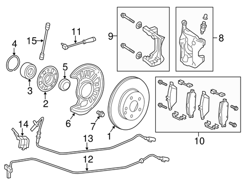 Genuine Mercedes-Benz GLA 45 AMG 2015-2019 Disk Brake Pad Front OE ...
