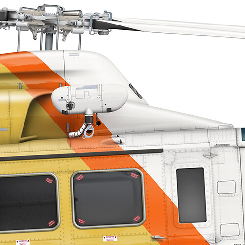 Bell 412 VH-NSV CHC Moorabbin 2013 - A3+ Profile Print | eBay