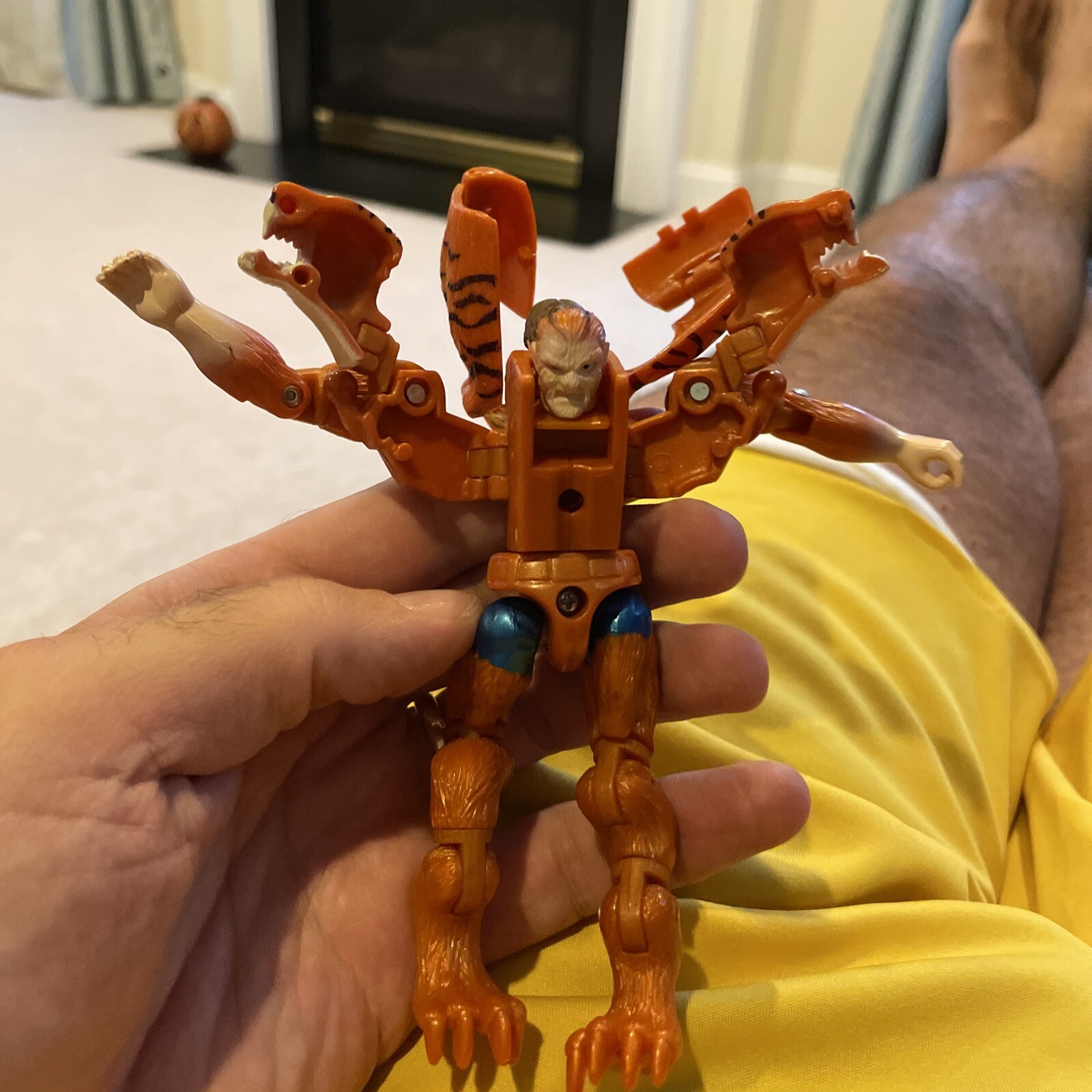 ANIMORPHS Transformers Deluxe JAKE / TIGER NO Saber Claws Hasbro 1998 ...