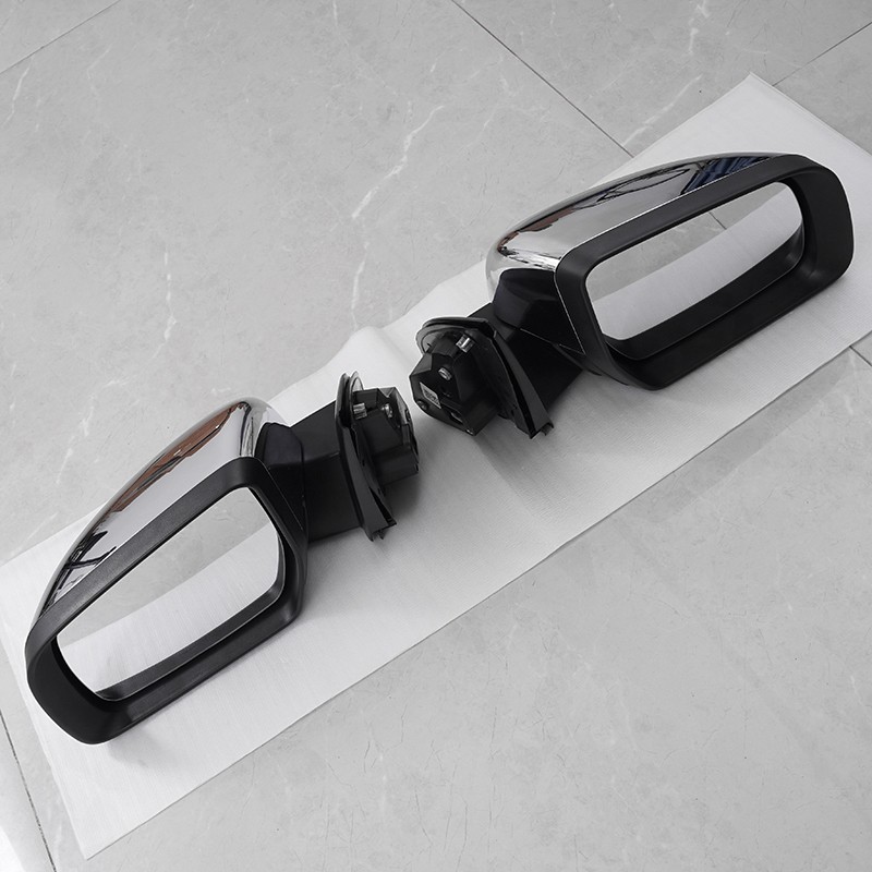 FOR FORD RANGER 2011-23 LEFT&RIGHT CHROME ELECTRIC WING MIRROR POWER ...