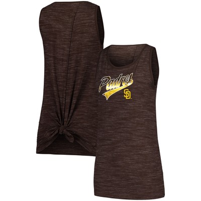 Women's New Era Brown San Diego Padres Space-Dye Active Tank Top | eBay
