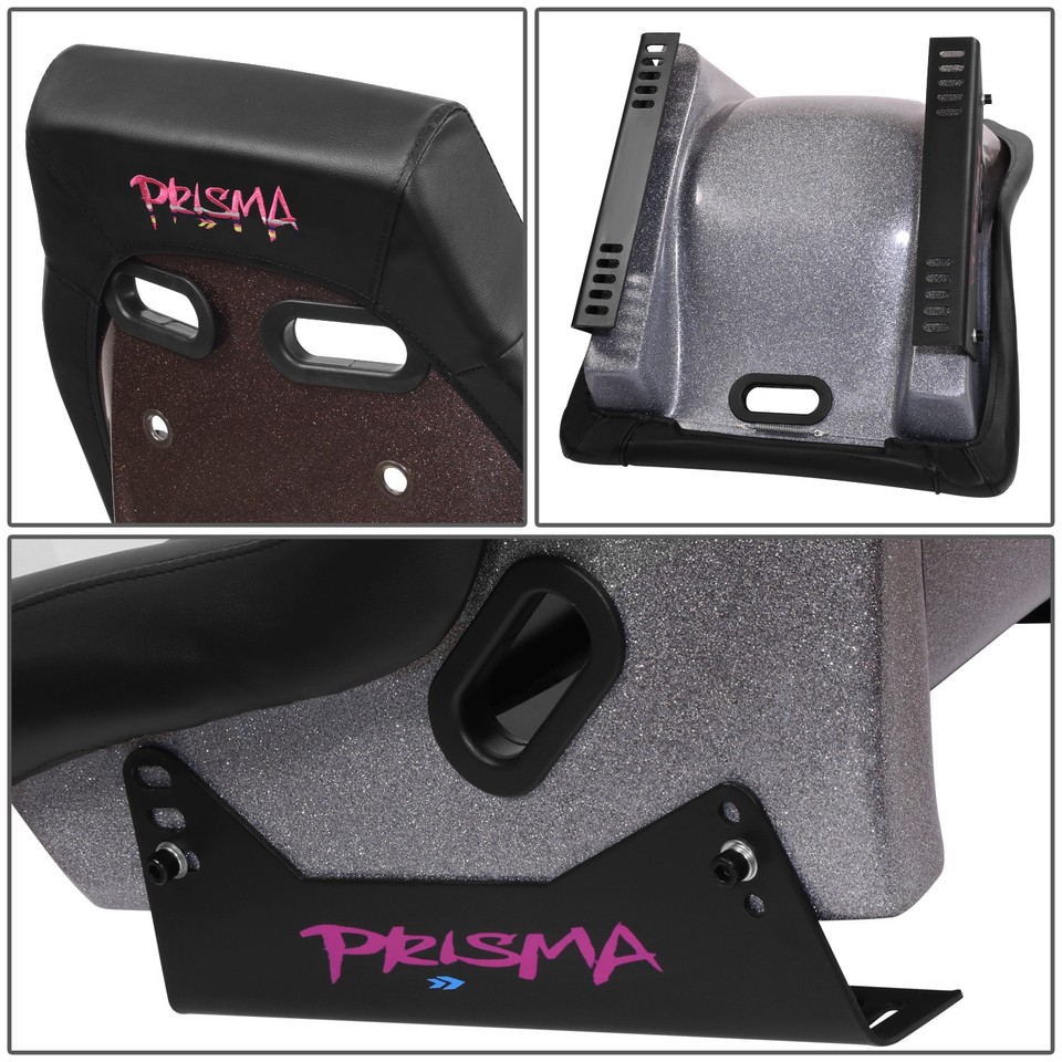 NRG Prisma Lab GT Series Racing Bucket Seat w/Side Mount Bracket ...
