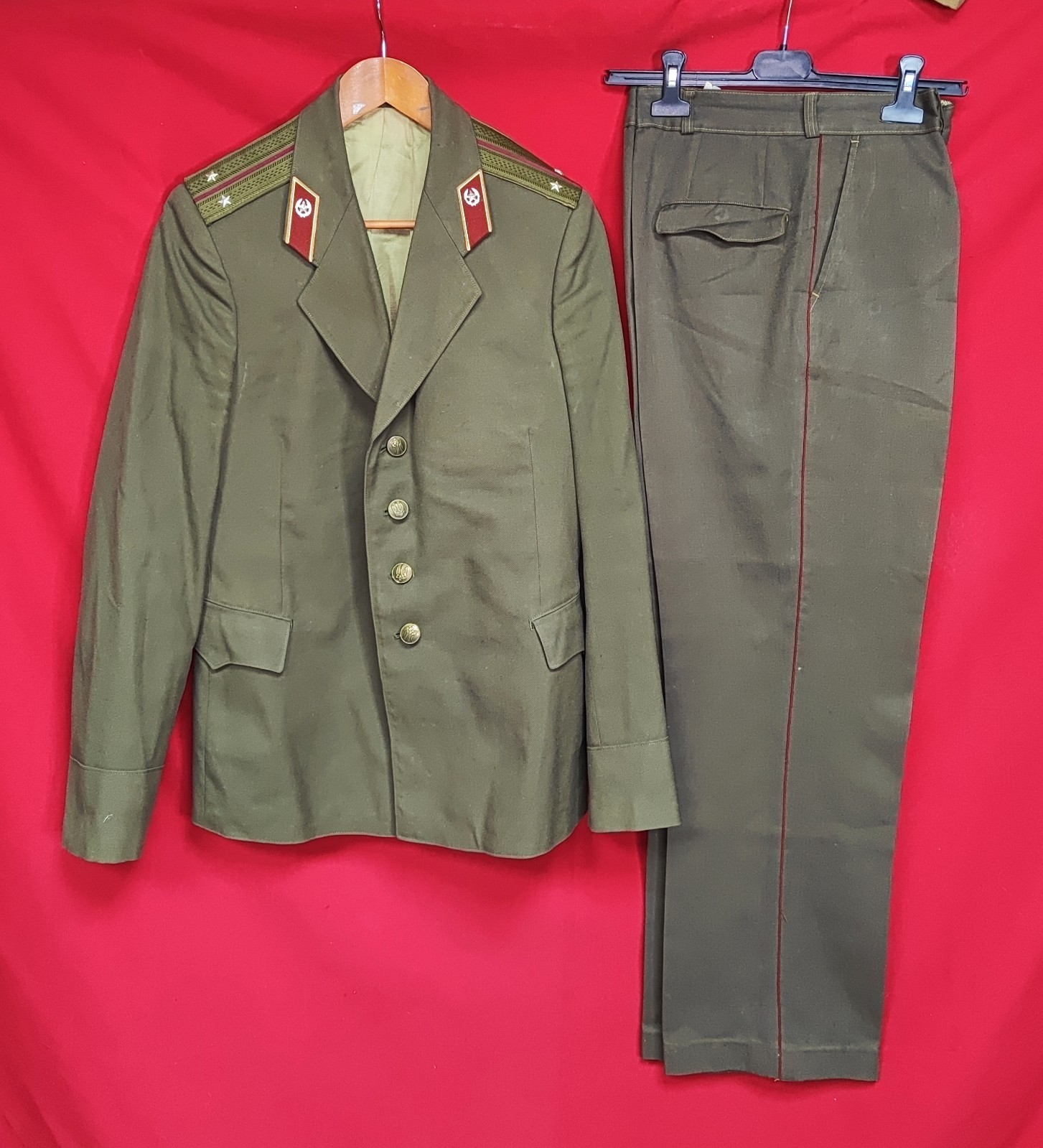 Russian Soviet MVD BB Internal Troops Officer Uniform Wool Jacket ...