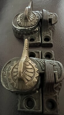 Windows, Sashes & Locks - Victorian Window Sash Latch Locks