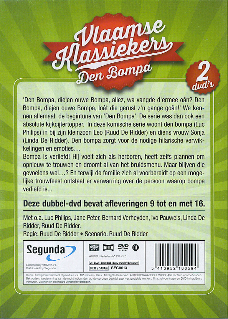 Den Bompa : Afleveringen 9 tot en met 16 (2 DVD) | eBay