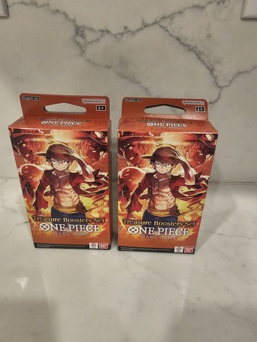 Lot of 2 One Piece TCG Treasure Boosters Set Random Packs OP01 - OP05 ...