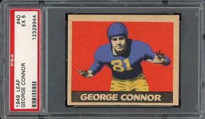 1949 Leaf Football #40 George Connor PSA 5 | eBay