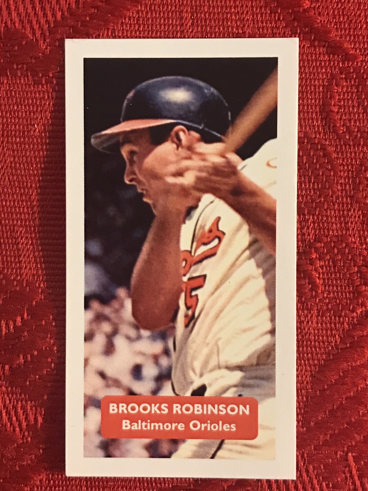 BROOKS ROBINSON BASEBALL CARD-ORIOLES-RARE U.K.ISSUE-VERY SCARCE CARD ...