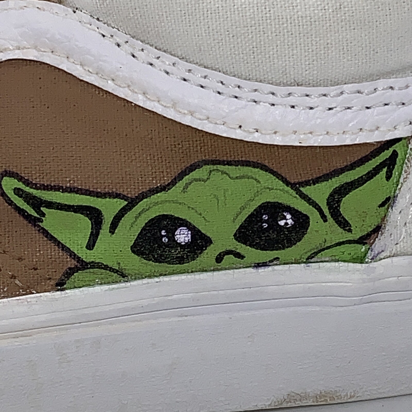 Custom Grogu The Child Baby Yoda Vans Low Top Shoes M… - Gem