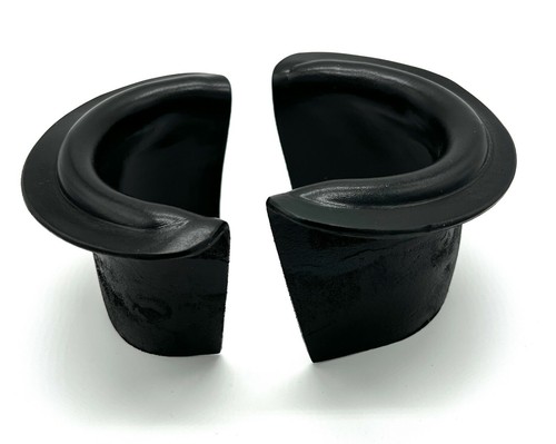 Set of 6pcs Genuine Leather Pool Table Pocket Liners Replacement BLACK ...