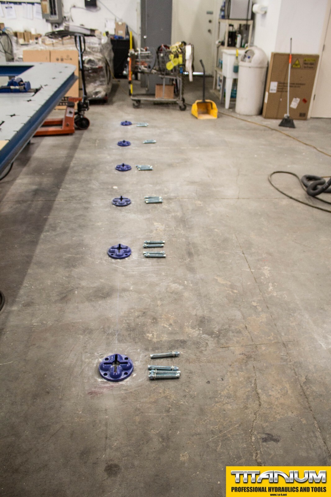 4 AUTO BODY FLOOR ANCHOR POT INSTALL YOURSELF 10 TON HOLD USA MADE ...