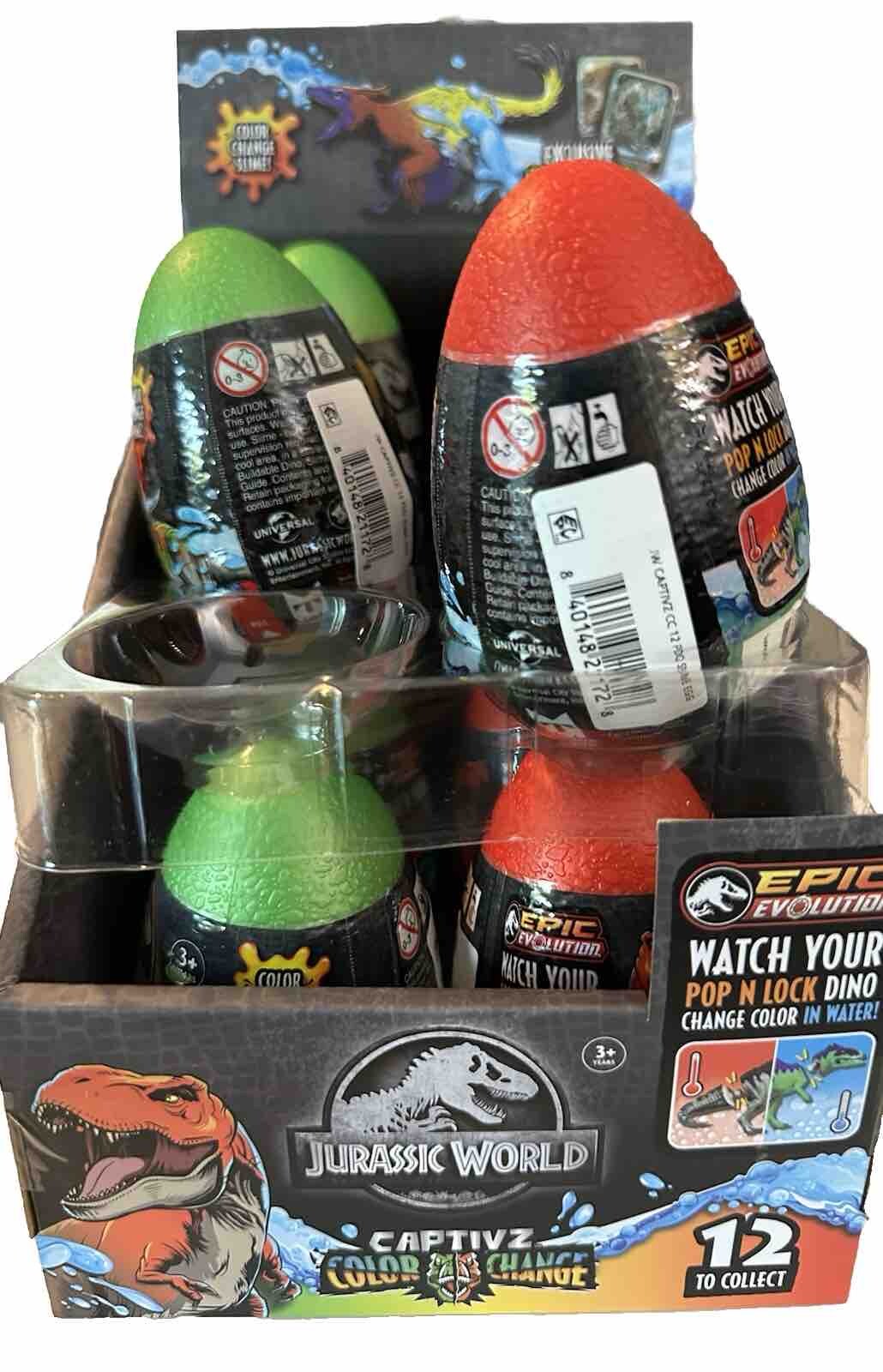 Jurassic World Captivz Color Change Lot Of 11 With Display + 2 Sets ...