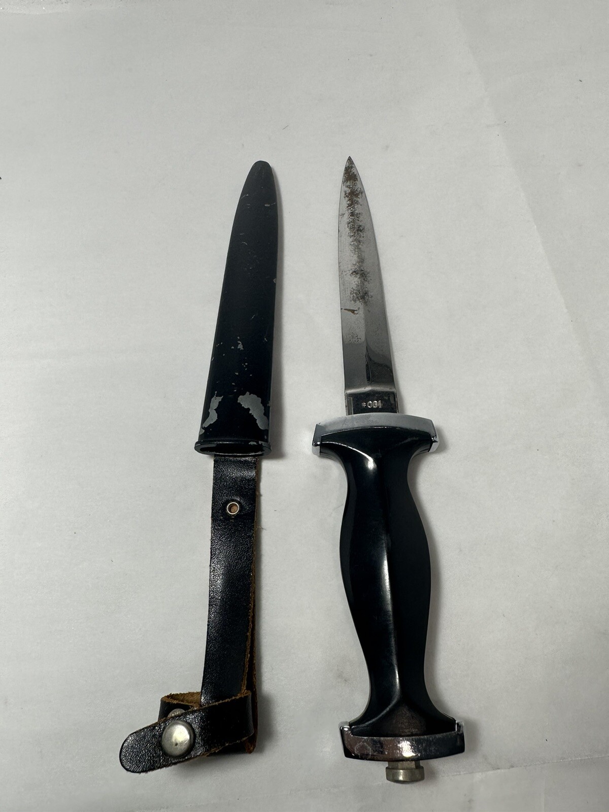 Black Panther Germany Dagger Knife #064 Solingen Post War Black Sheath ...