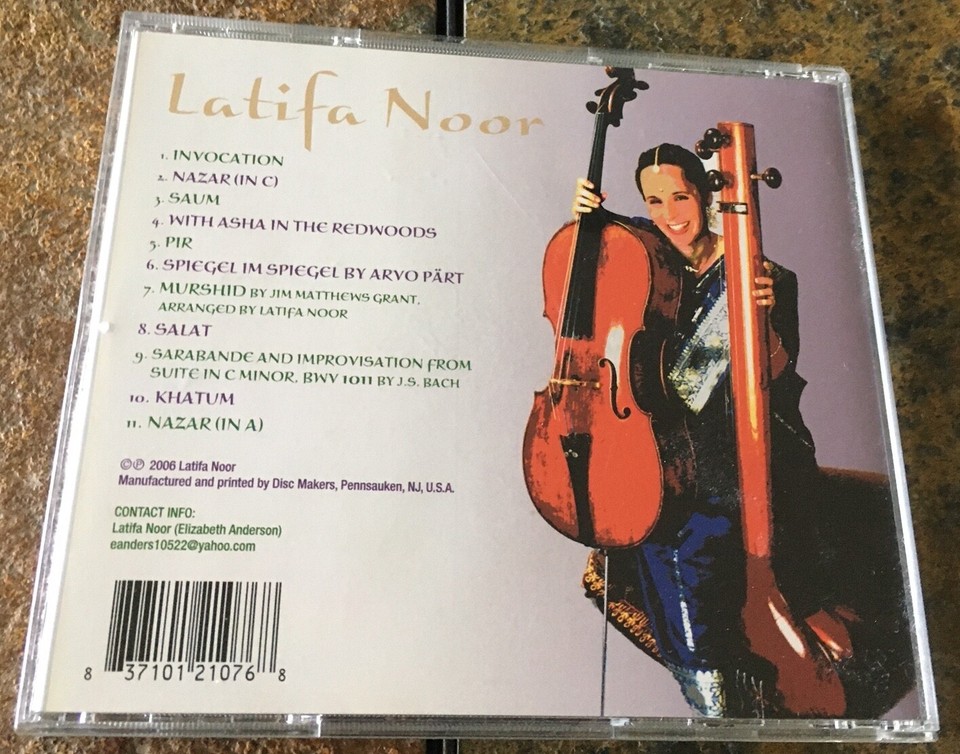 Latifa Noor Elizabeth Anderson Audio CD 837101210768| eBay