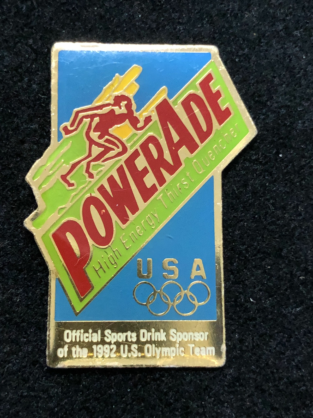 PIN 1992 U.S OLYMPIC TEAM POWERADE OFFICIAL SPORTS DRINK SPONSOR | eBay