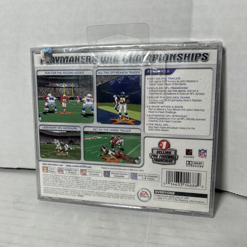 Madden 2004 (PlayStation, 2003) Factory Sealed Brand New EA Sports ...