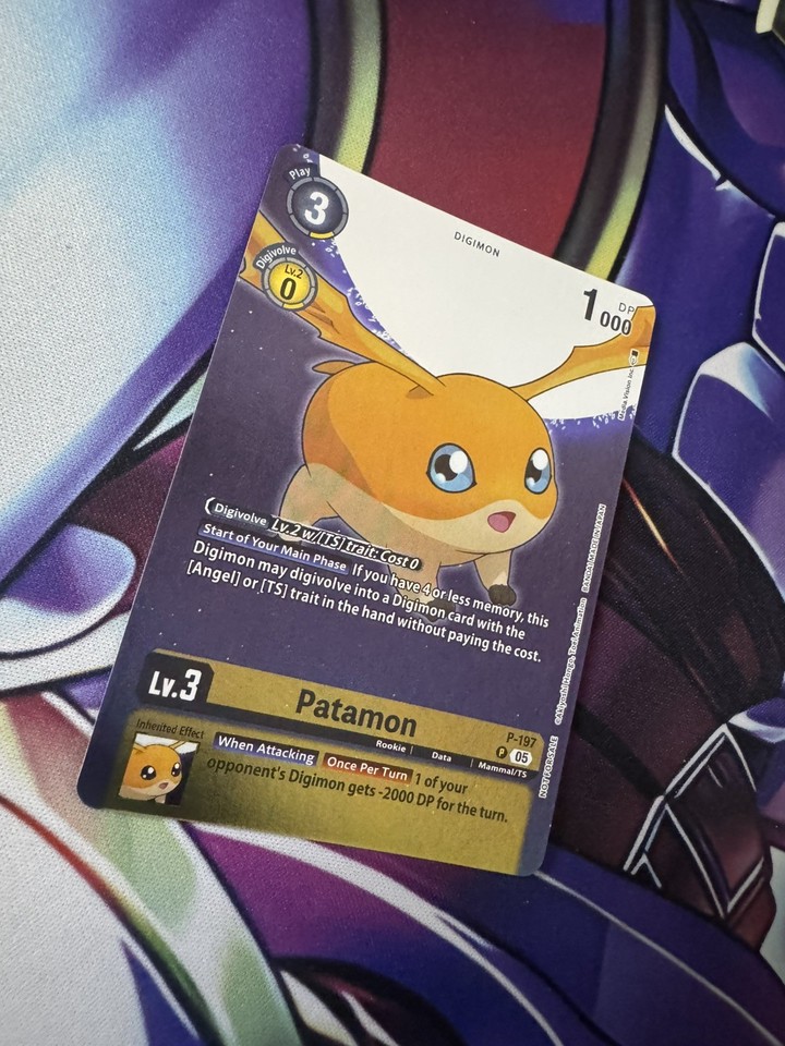 Patamon P-197 | P | Digimon Time Stranger Promo | Digimon CCG | eBay