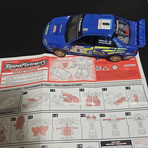 2003 Transformers Alternator Smokescreen Subaru Impreza Collectible ...