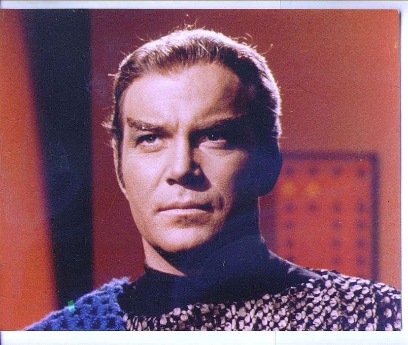 Captain Kirk as Romulan 8x10 photo Enterprise Incident | eBay