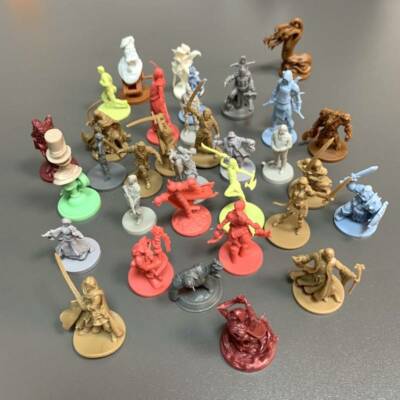 Random 6 Pcs Board Game Figures D&D Miniatures Role Playing Toys | eBay UK