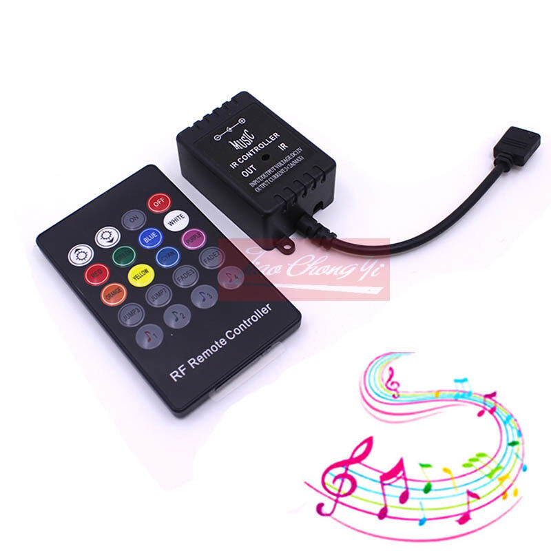 20key Led Music Controller RF Remote wireless RGB controler For RGB LED ...