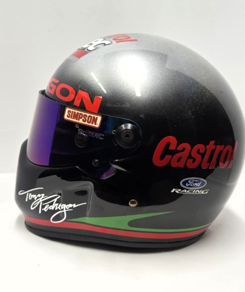 NHRA Tony Pedregon autographed Simpson racing helmet | eBay