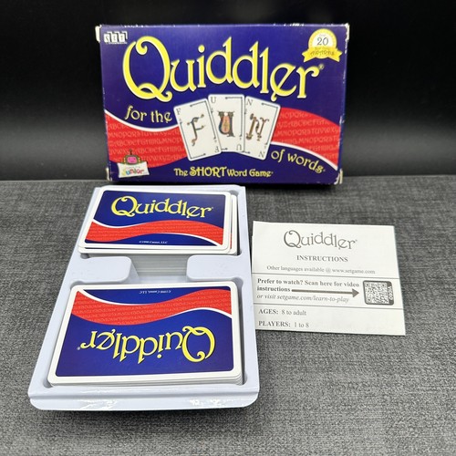 QUIDDLER Classic Card Word Game Family Game Night Kids Adults Game ...