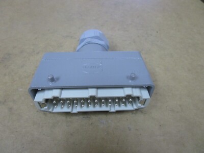 HARTING PIN INSERT w/ HOUSING 24E-M-S 16A AMP 600V | eBay