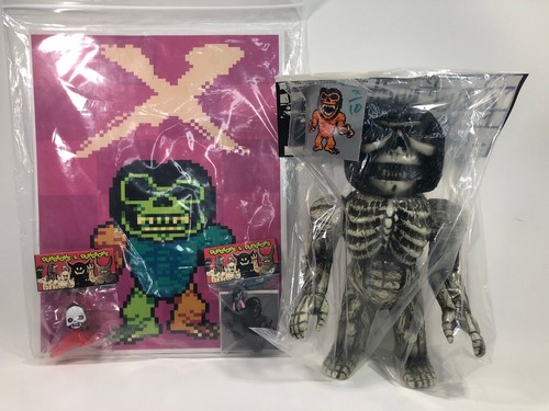 Rampage Toys Hag-X playset glow soft vinyl sofubi toy SHB Marmit kaiju ...