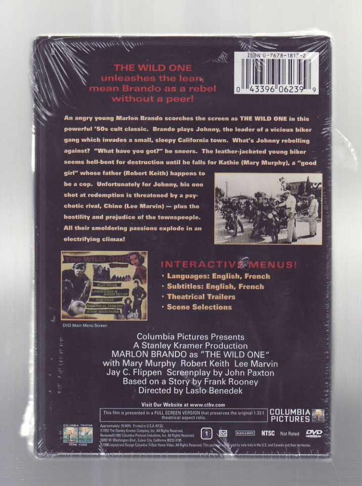 (DVD) The Wild One / Marlon Brando / Restores And Remastered Version ...