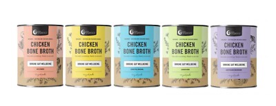 NEW Nutra Organics Chicken Bone Broth 125g Immune Gut All Flavours ...