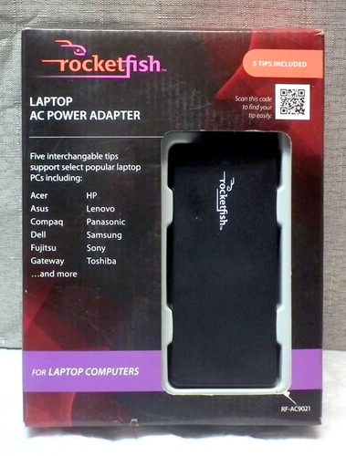 Rocketfish RF-AC9021 Universal Laptop Notebook Charger 90W Power ...