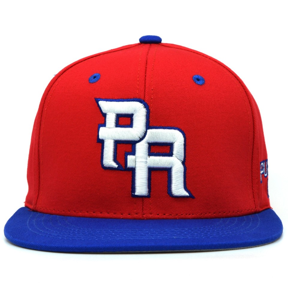 Puerto Rico Cotton Snap Back hat Flag 3D PR Flat Bill PR Baseball Cap ...