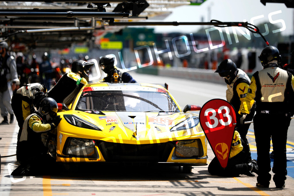 CORVETTE RACING C8R logo 2-sided Print t-shirt LeMans IMSA Jake Z06 GT3 ...