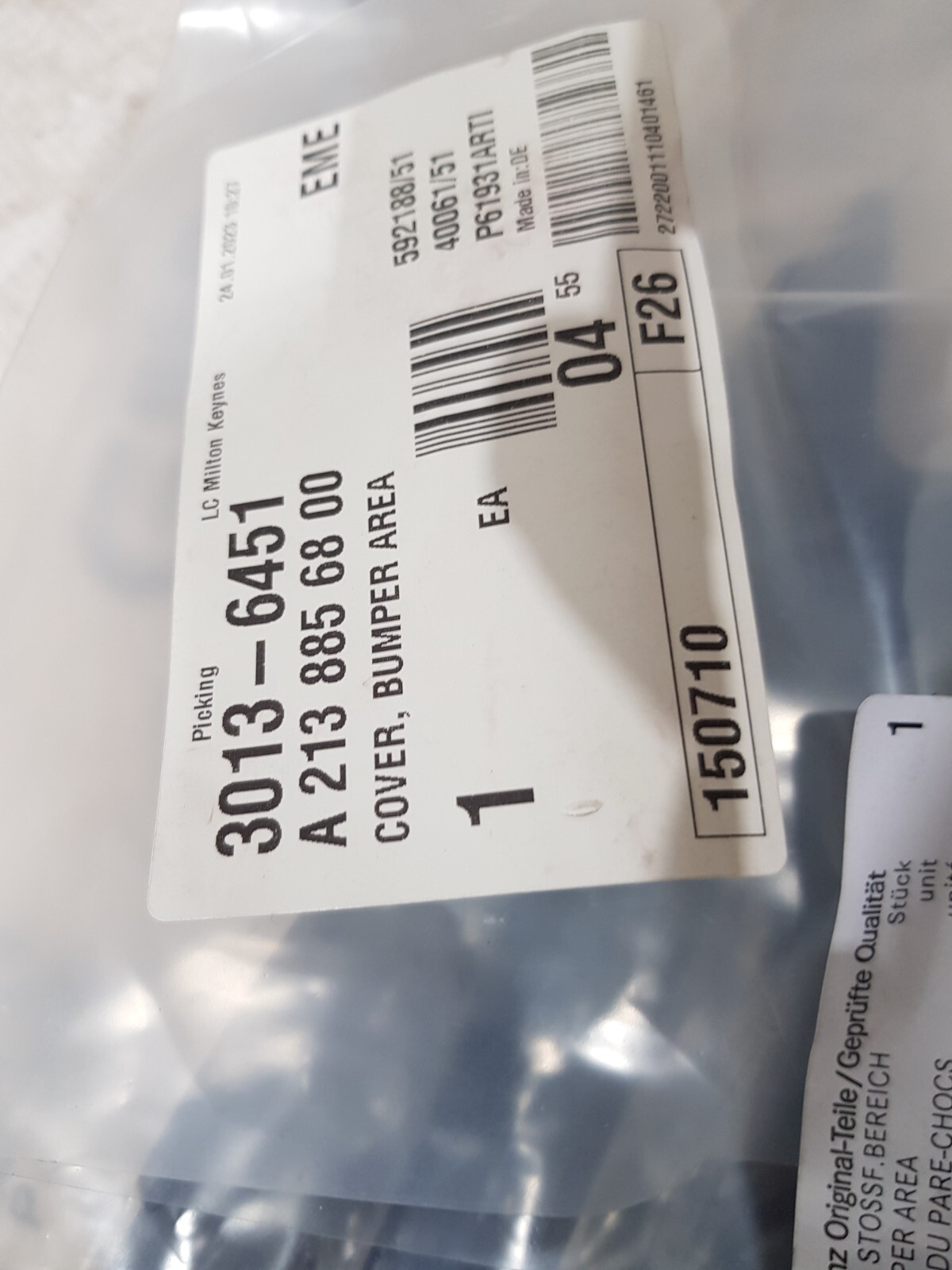 Genuine MERCEDES BENZ E Class W213 AMG 2016 Front Bumper Right Grill ...