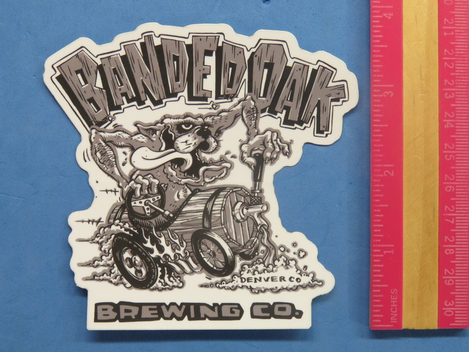 BEER Sticker: BANDED OAK Brewing Co ~ Denver, COLORADO ** 100s More in ...