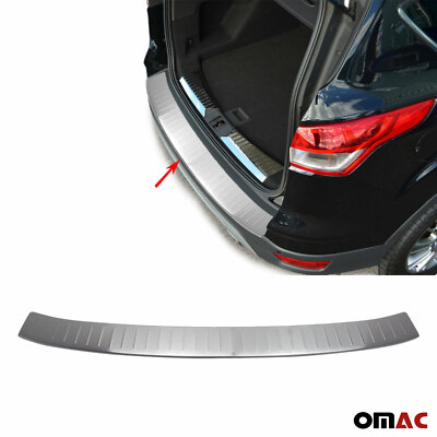 Fits Ford Escape 2013-2019 Chrome Rear Bumper Guard Trunk Sill Brushed ...