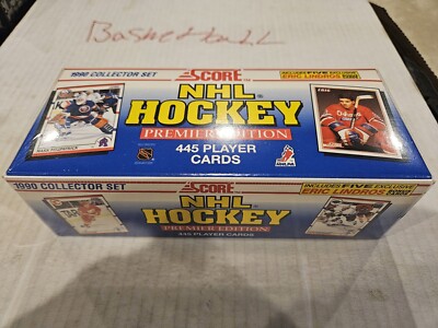 1990 SCORE NHL HOCKEY FACTORY Sealed COMPLETE SET 445 Cards LINDROS | eBay
