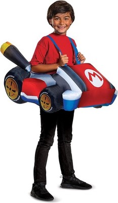 Mario Kart Inflatable Car Nintendo Game Fancy Dress Up Halloween Child ...