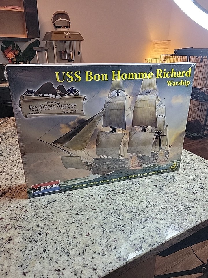 Sealed Mint Rare Uss Bon Homme Richard Warship Monogram Flagship 1779 ...