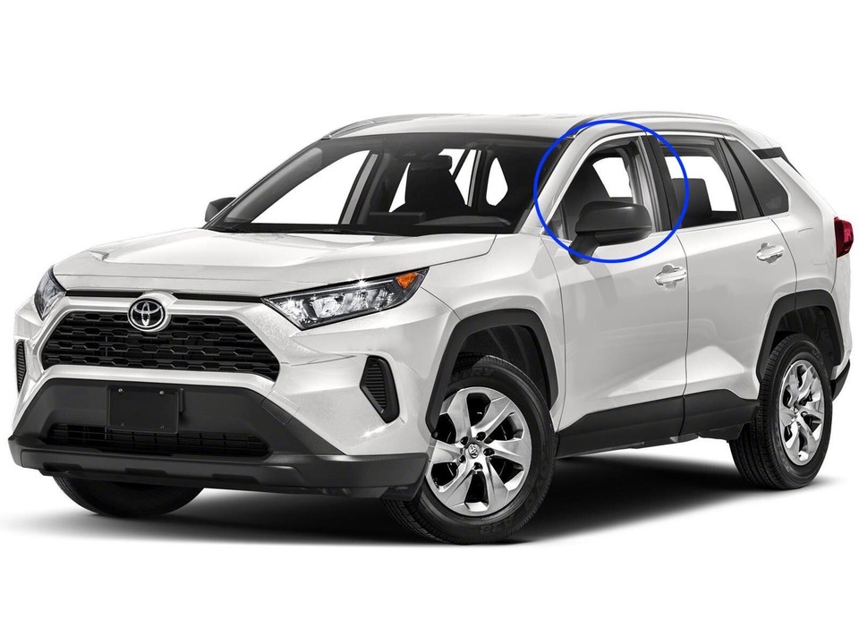 2019-2023 Toyota RAV4 Hybrid 4Dr Driver Left Side Front Door Window ...