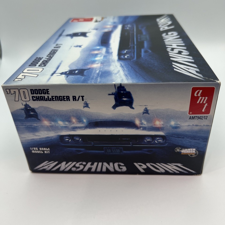AMT ‘70 Dodge Challenger R/T Vanishing Point 1/25 Model Kit Open Box | eBay