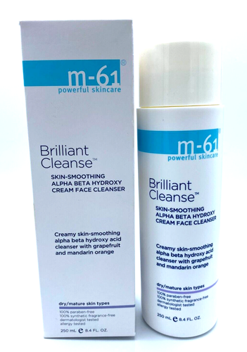 M 61 Brilliant Cleanse Skin Smoothing Hydroxy Cream Face Cleanser ~ 8.4 ...