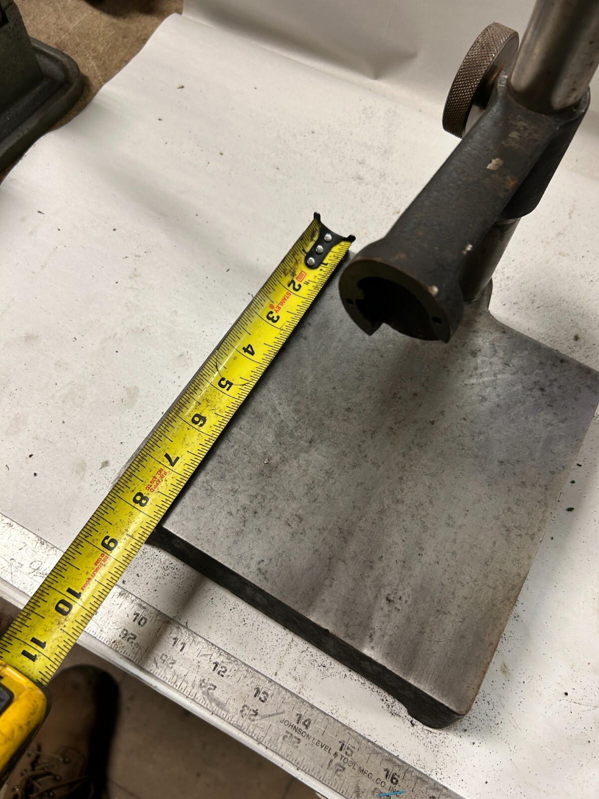 MACHINIST Ofce TOOL LATHE MILL Machinist Drop Indicator Stand Surface ...